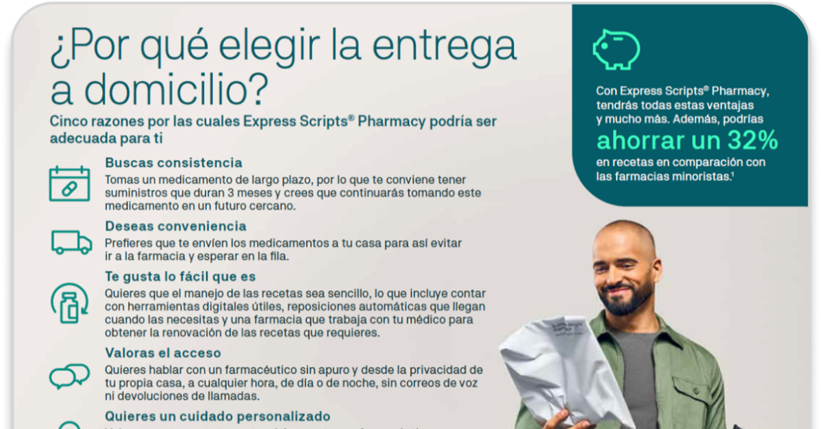 Why home delivery | Express Scripts® Pharmacy